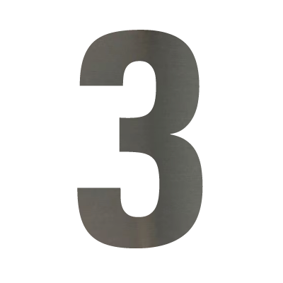 3 Outdoor Number